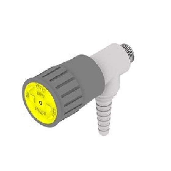 Gaskraan voor brandbare gassen in achterwand - Laboratorium-apparatuur.nl