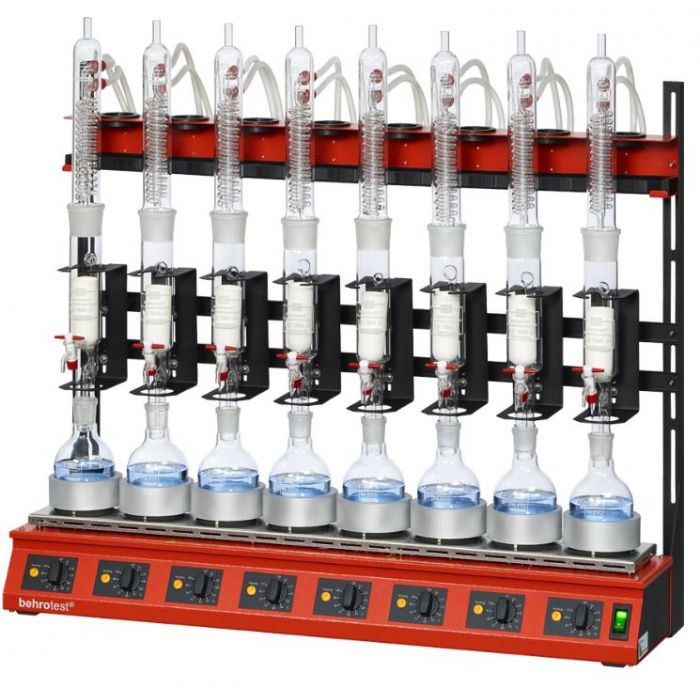 Behr R108S complete Soxhlet extractie opstelling 8 x 250 ml ...